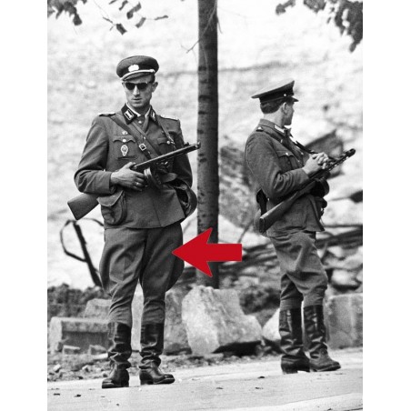 EAST GERMAN TRANSPORT POLICE PARADE BREECHES AS NEW