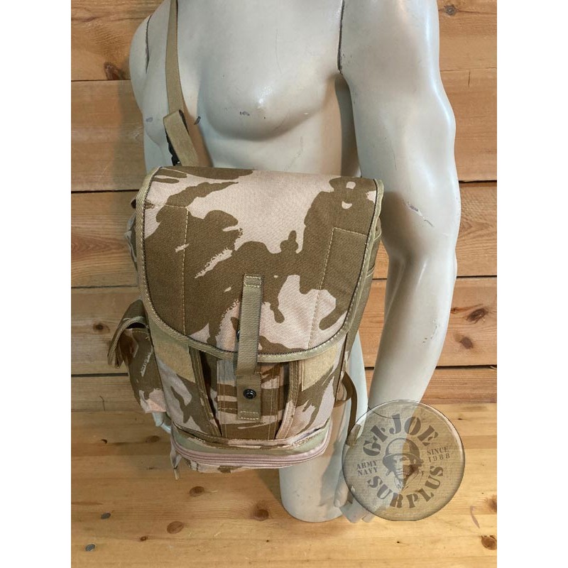 BRITISH ARMY GAS MASK SIDEPACK DESERT DPM CAMO NEW