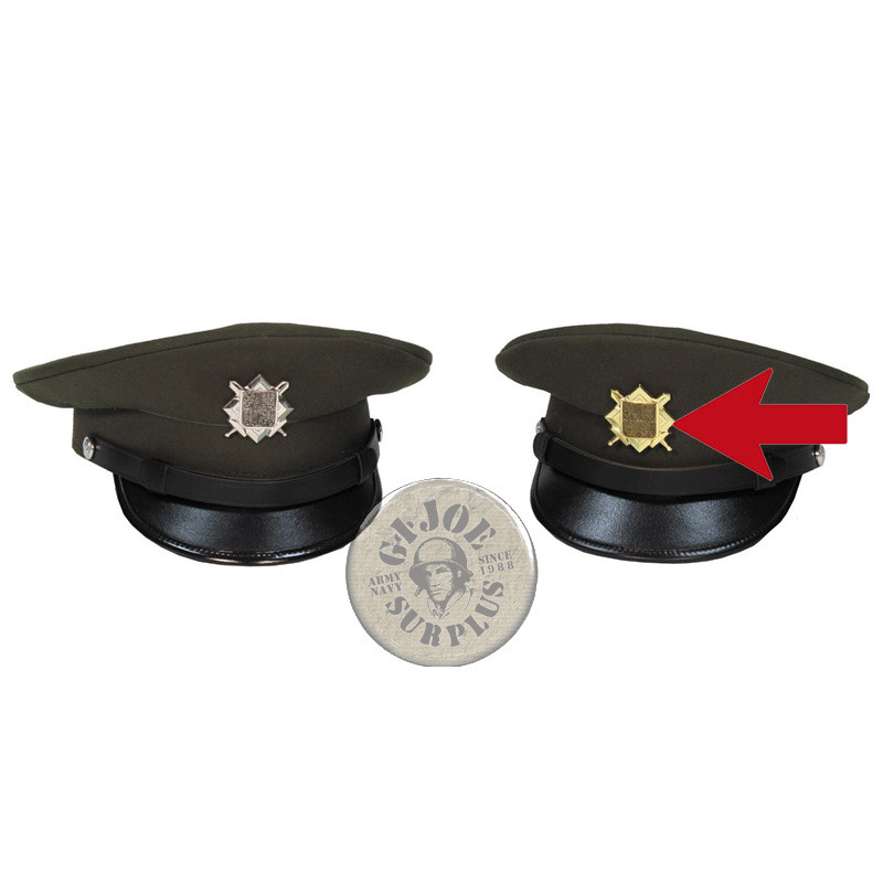 CZECH REPUBLIC ARMY BADGE "SWORDS" FOR OFFICERS CAP