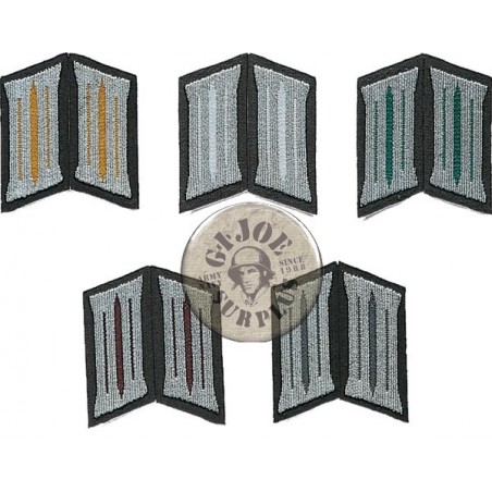 EAST GERMAN ARMY or MILITIA COLLAR RANKS