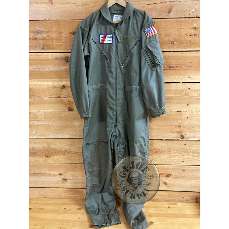 US COAST GUARD!!! CWU 27P PILOT OVERALL "COAST GUARD" 42R USED GREAT ...