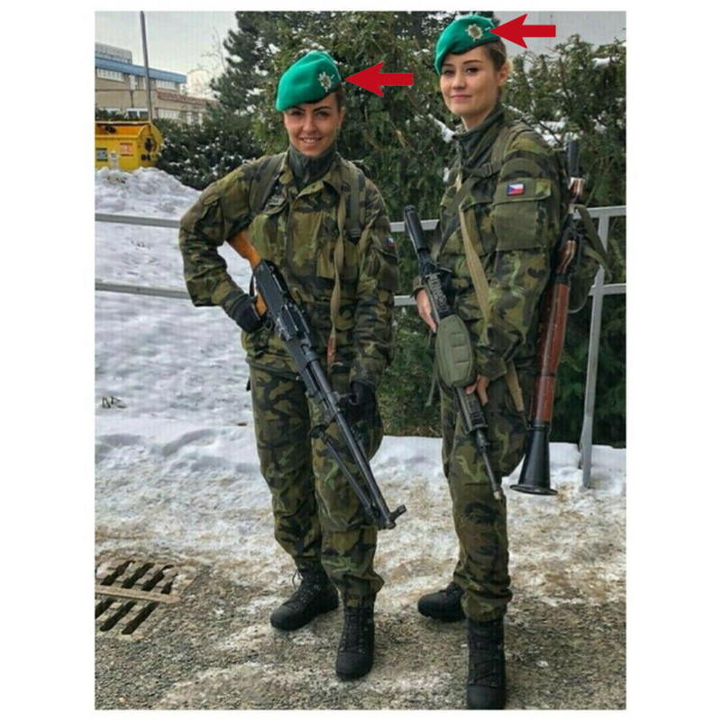 CZECH ARMY BERETS WITH INSIGNIA BRAND NEW