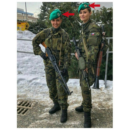 CZECH ARMY BERETS WITH INSIGNIA BRAND NEW