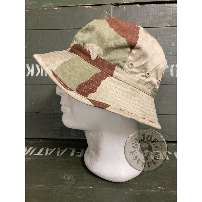 FRENCH ARMY CEE DESERT CAMO F2 JUNGLE HAT NEW