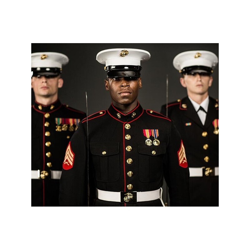 USMC JACKETS NUMBER 1 PARADE UNIFORM WITH RANKS