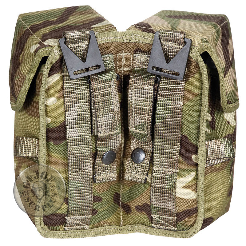 BRITISH ARMY MOLLE MTP CAMO AMMO DOUBLE POUCH SA80 NEW