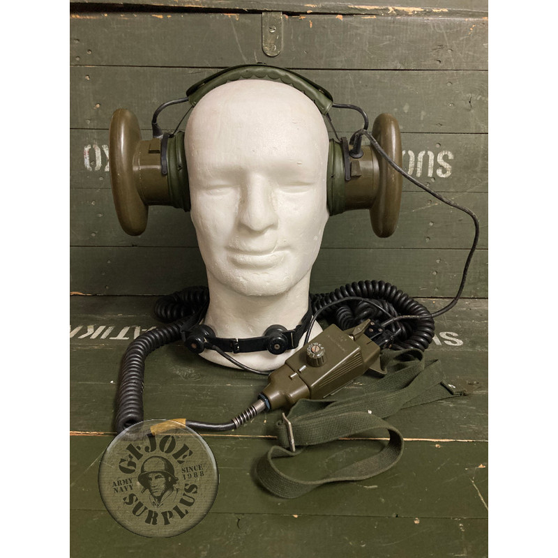 TANK COMM HELMET SWEDISH ARMY COMPLETE