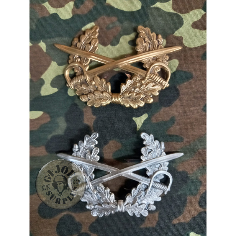 GERMAN ARMY BADGE "SWORDS BRONZE" FOR OFFICERS CAP