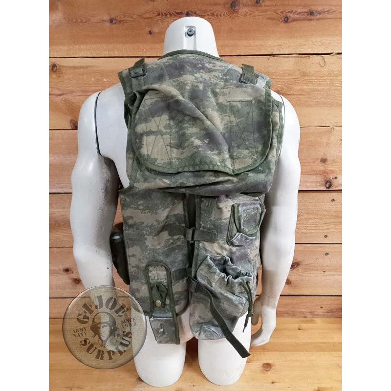 TURKISH ARMY DIGITAL CAMO TACTICAL VEST USED