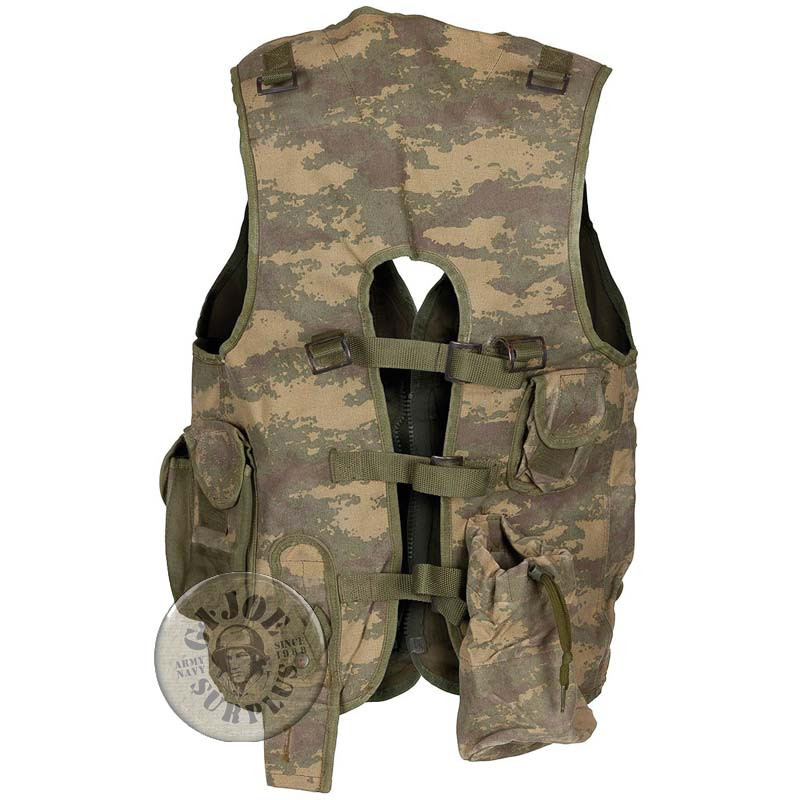 TURKISH ARMY DIGITAL CAMO TACTICAL VEST USED