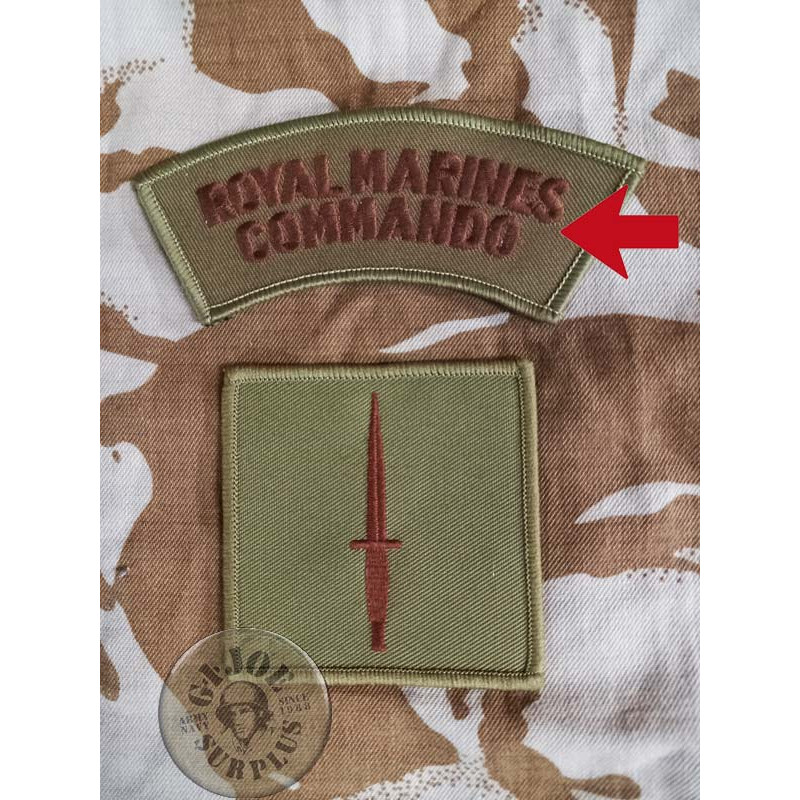 ROYAL MARINES COMMANDO BRITISH TAN TAB NEW