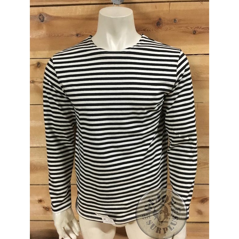 TELNYASHKA LONG SLEEVE GENUINE RUSSIAN BLUE NAVY STRIPES