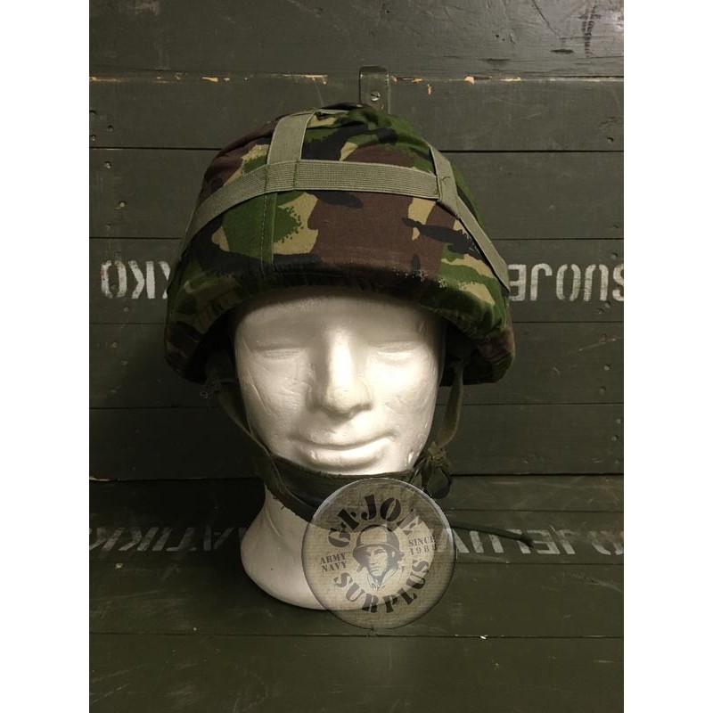 BRITISH ARMY KEVLAR HELMET MK6 COVER DPM CAMO NEW