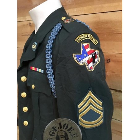 US ARMY HONOR GUARD TEXAS VETERANS CLASS A JACKET COMLETE /COLLECTORS ITEM