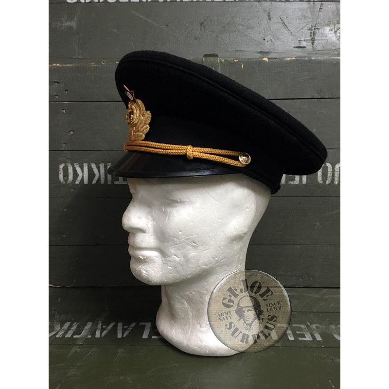SOVIET UNION NAVY OFFICERS CAP OFFICERS USED CONDITION