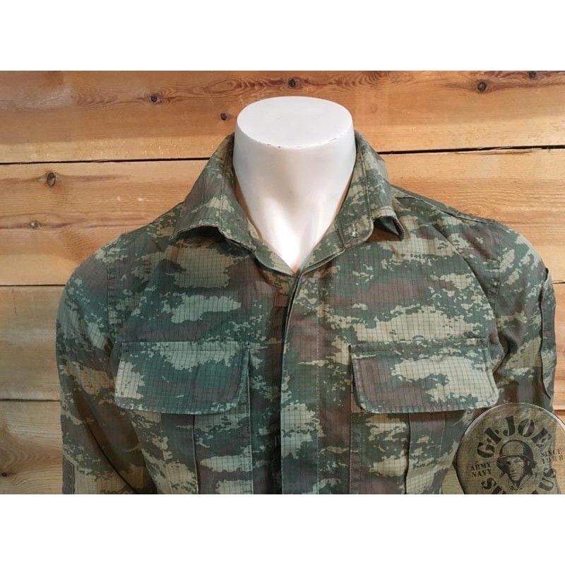 TURKEY ARMY DIGITAL CAMO COMBAT SHIRT USED CONDITION