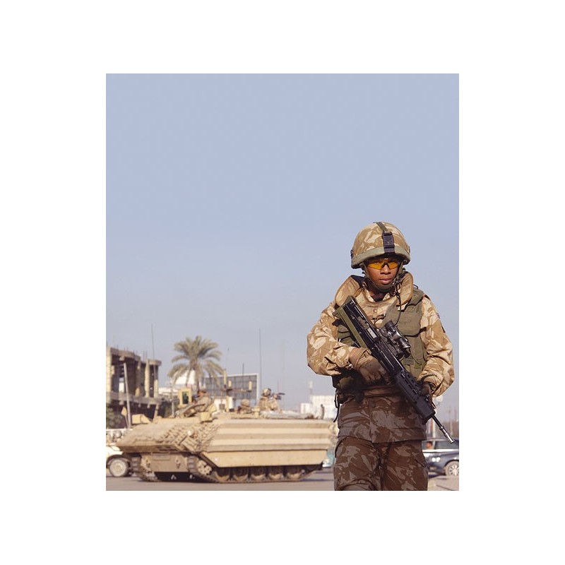 BRITISH ARMY DESERT DPM MK6 HELMET COVER NEW