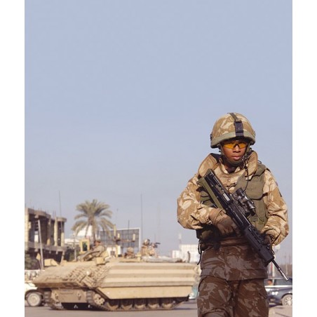 BRITISH ARMY DESERT DPM MK6 HELMET COVER NEW